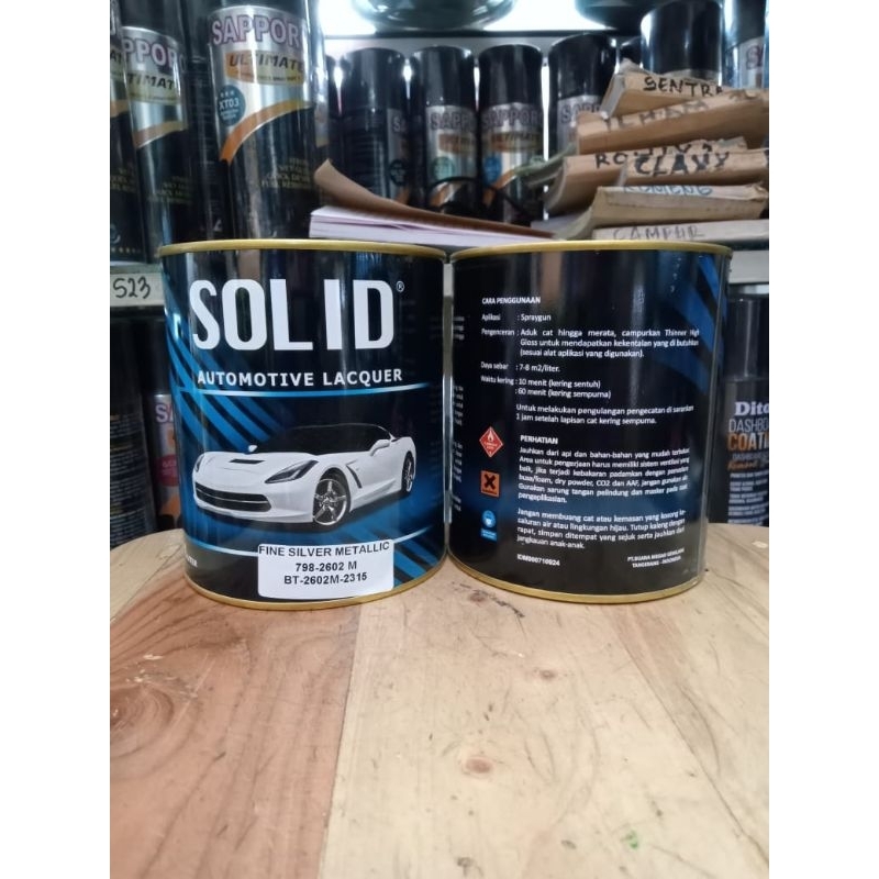 Jual solid-fine silver-798-2602-cat duco-1liter-nc | Shopee Indonesia