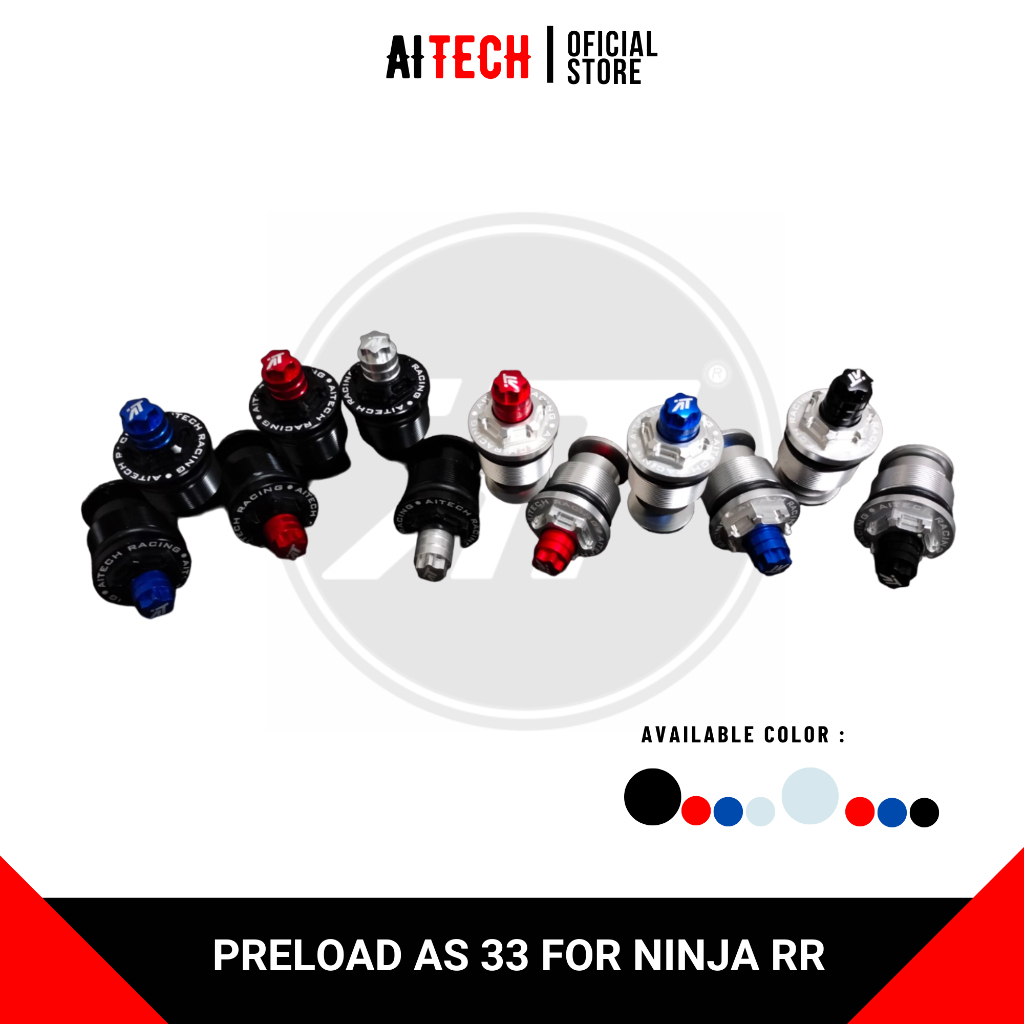 Jual Preload Stelan Shock Depan As 33 for Kawasaki Ninja RR Aitech | Shopee Indonesia