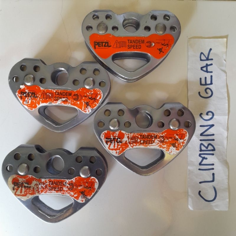 Jual PETZL TANDEM SPEED PULLEY KATROL FLYING FOX RESCUE CLIMBING ...