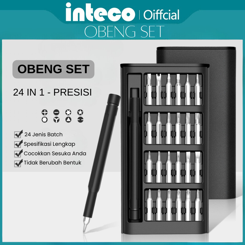 Jual Obeng set 24in1 Magnetic Premium Baut Kecil Multifungsi screwdriver Kit Tools Reparasi HP ...