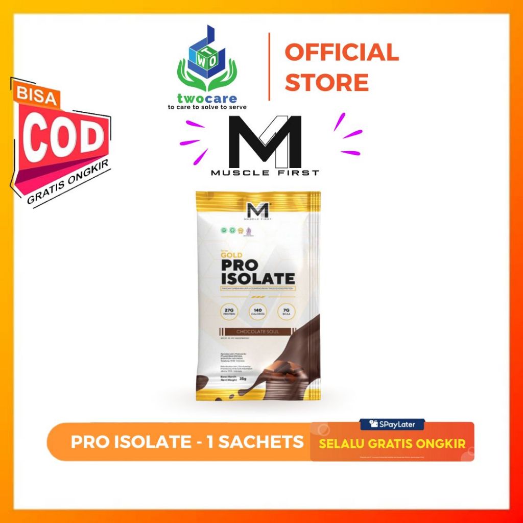 Jual Muscle First Pro Isolate Sachet Series isi 1 sachet Whey Isolate ...