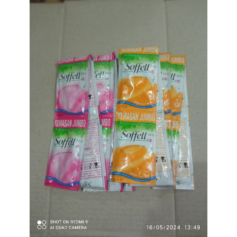 Jual soffell / sofel Jumbo sachet isi 6 | Shopee Indonesia