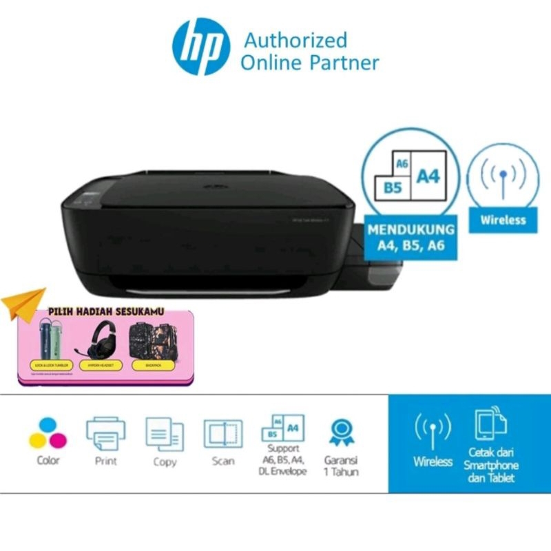 Jual HP Printer Ink Tank Wireless 415 All in One ( Second Jarang Pakai ...