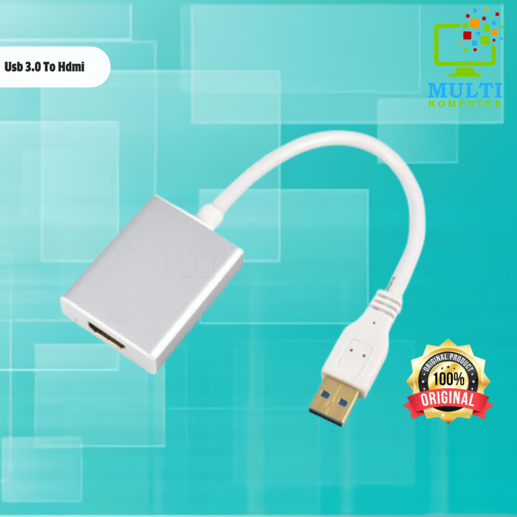 Jual USB 3.0 to HDMI Converter Cable Multi Display Adapter for PC ...