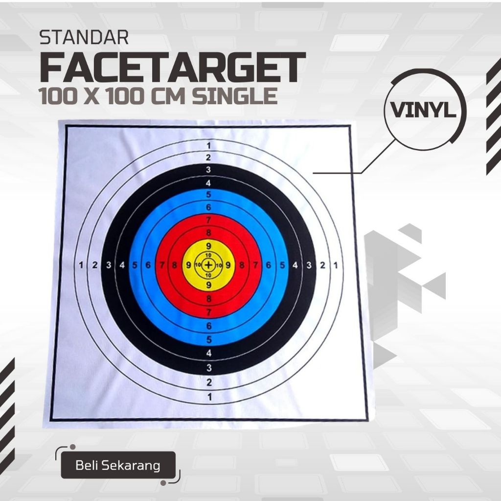 Jual Face Target Archery 100x100cm Single Target Panahan Outdoor ...