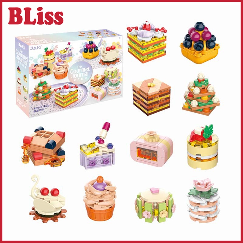 Jual BLiss Mainan Balok Bangunan Model Gourmet Nano Blok Dirakit dengan ...