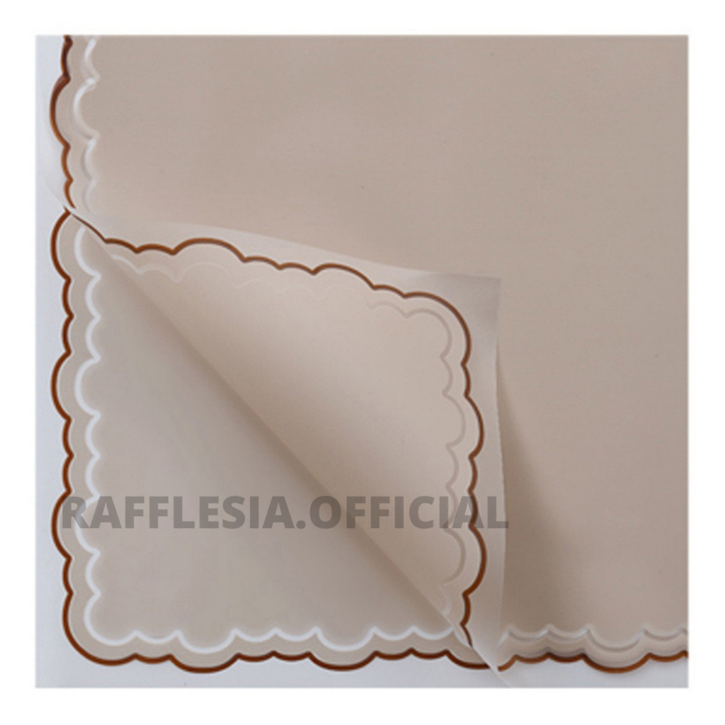 Jual [5 LEMBAR] Flower Wrapping Paper Varian List Cloud Awan Frame ...