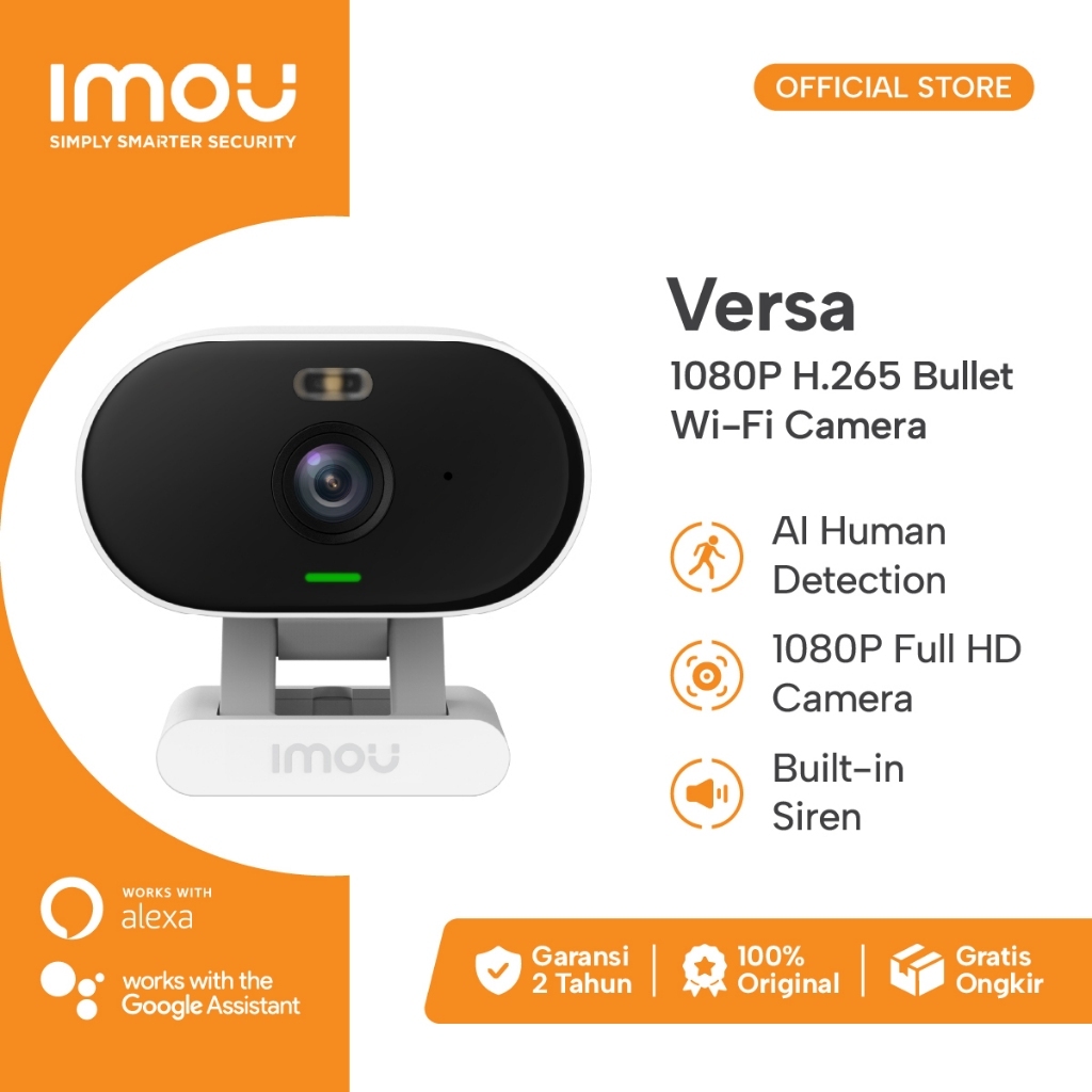 Jual CCTV IP Camera Imou Bullet Versa Indoor Outdoor Smart Security ...