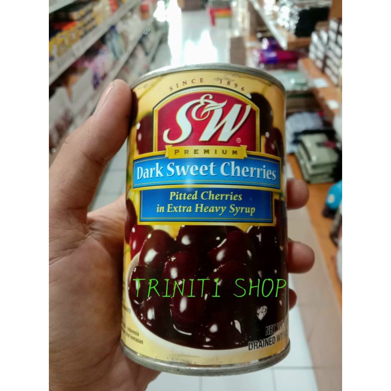 Jual DARK SWEET CHERY SW 439 GRAM / CHERRY HITAM KALENG | Shopee Indonesia