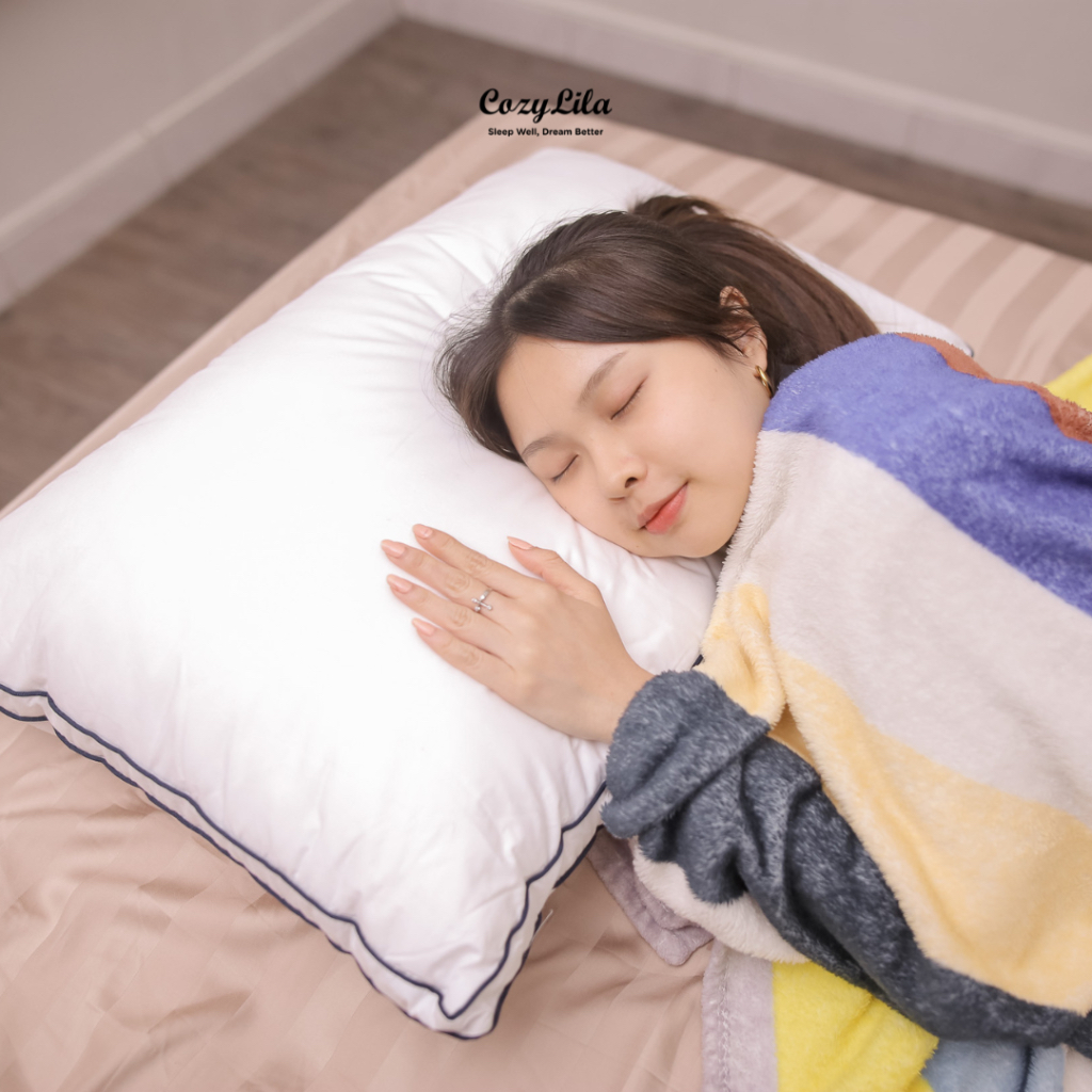 Jual Bantal Bulu Angsa Featherlike Deluxe (Double List) 1400 Gram FREE ...