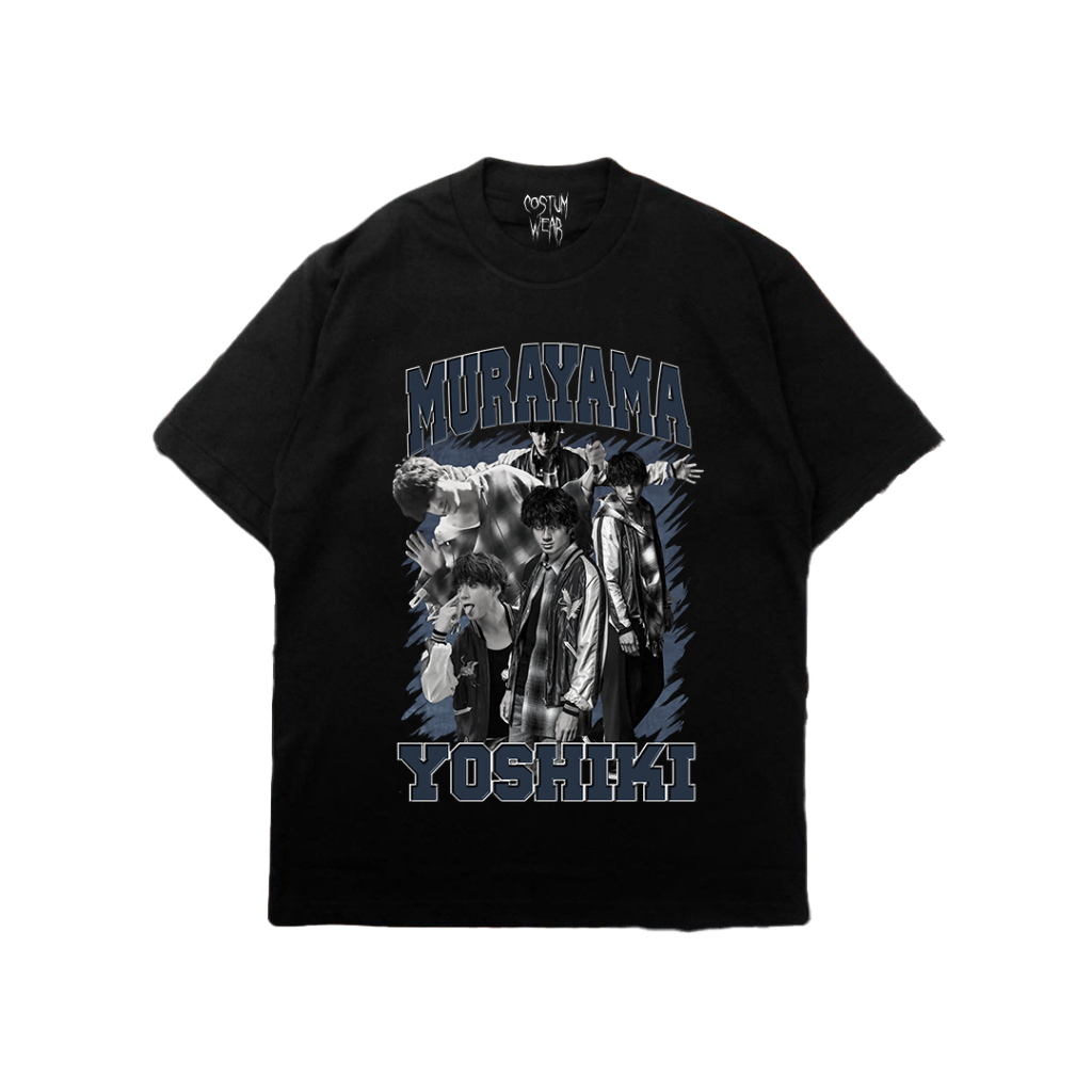 Jual MURAYAMA T-SHIRT Black Cotton combed 24s | Shopee Indonesia