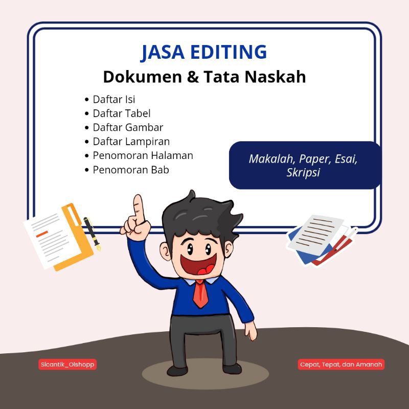 Jual WAJIB BACA DESKRIPSI | Editing Dokumen/File Murah & Tata Naskah ...