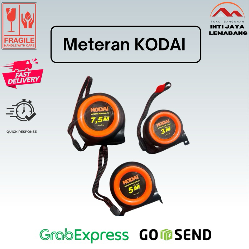 Jual Meteran Kodai 3m, 5m, 7,5m | Shopee Indonesia