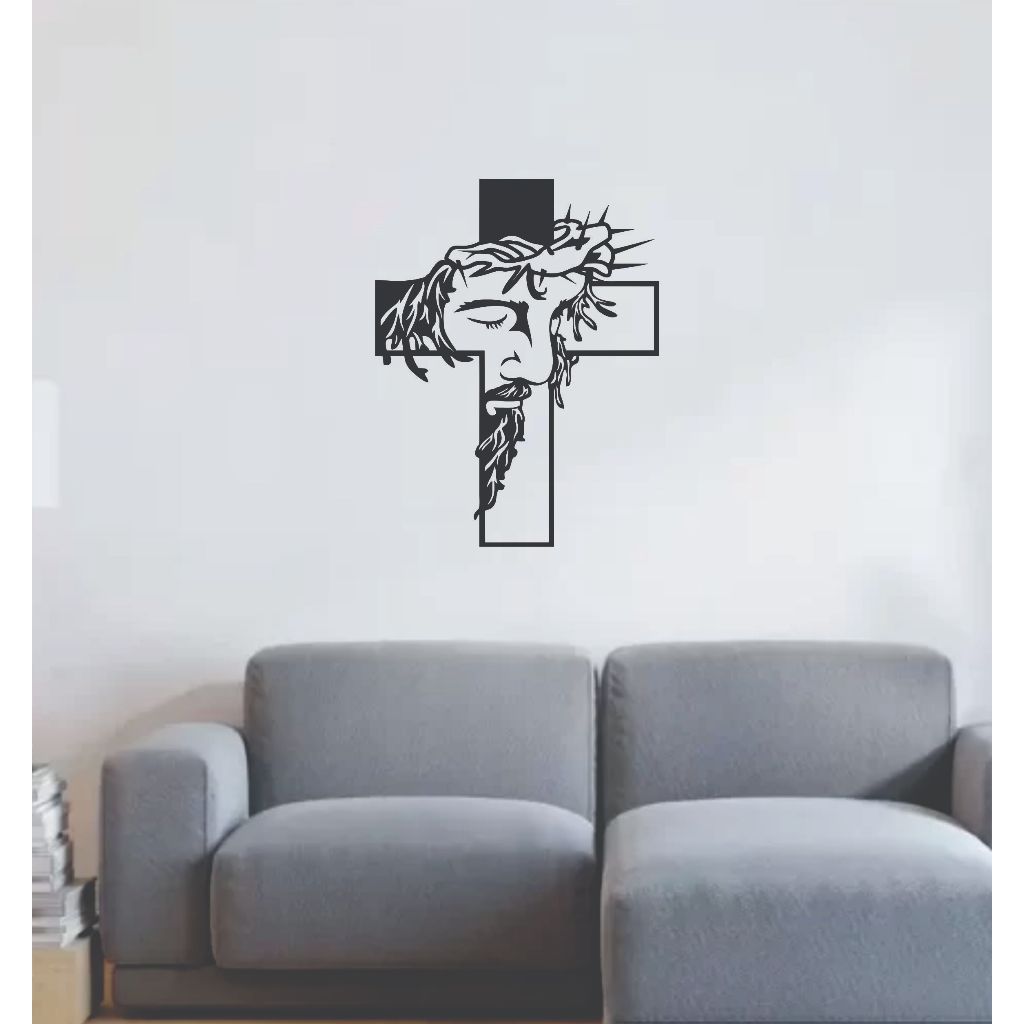Jual WALL CUTTING STICKER DINDING CUSTOM TUHAN YESUS KACA QUOTE KUTIPAN ...