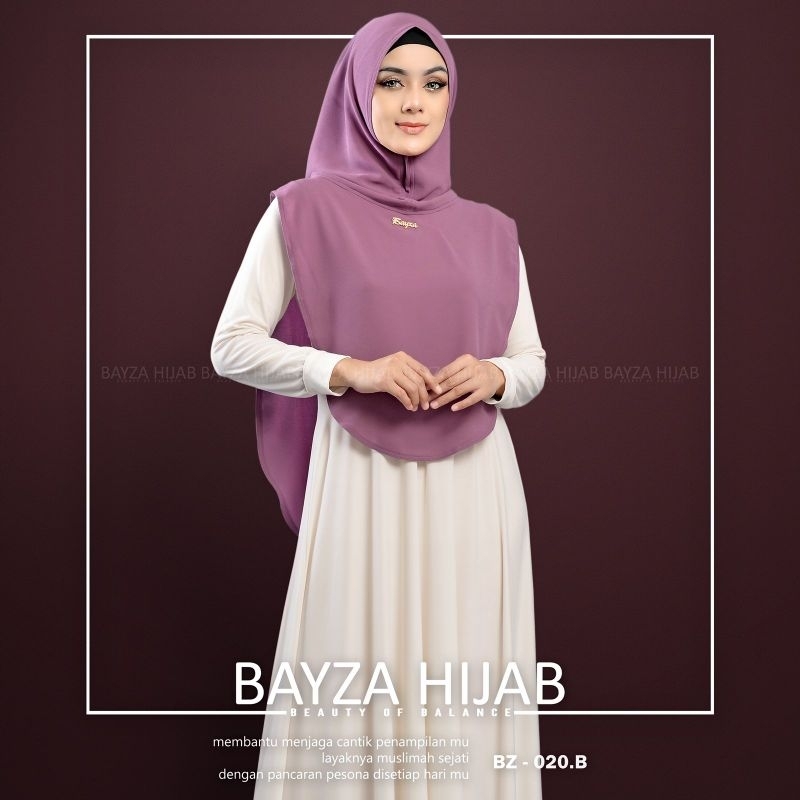 Jual Hijab instan hoodie syiri'a Non ped oval ceruty baby doll bz 020 by bayza Jilbab pesta ...