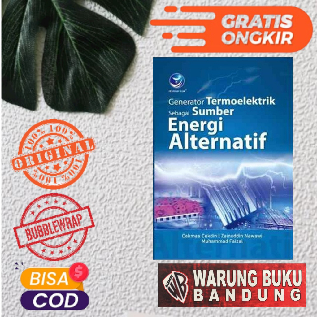 Jual Buku Generator Termoelektrik Sebagai Sumber Energi Alternatif - Cekmas Cekdin | Shopee ...