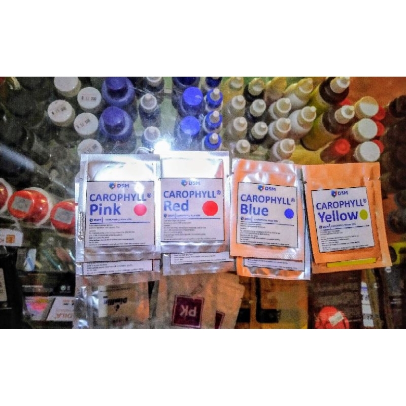 Jual Carophyll Blue Yellow Red Pink | Shopee Indonesia