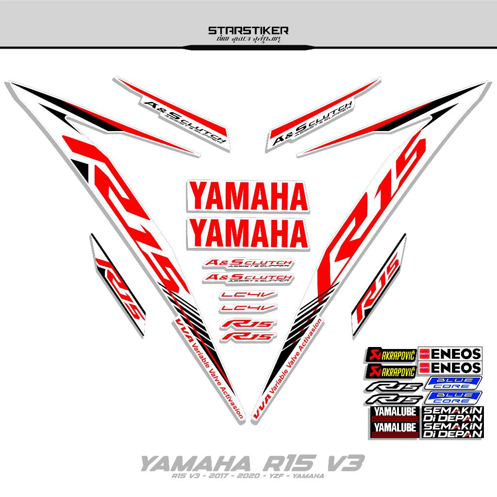 Jual STRIPING YAMAHA R15V3 MOTIF 4/ R15 V3 / R 15 V3 / STRIPE / STICKER ...