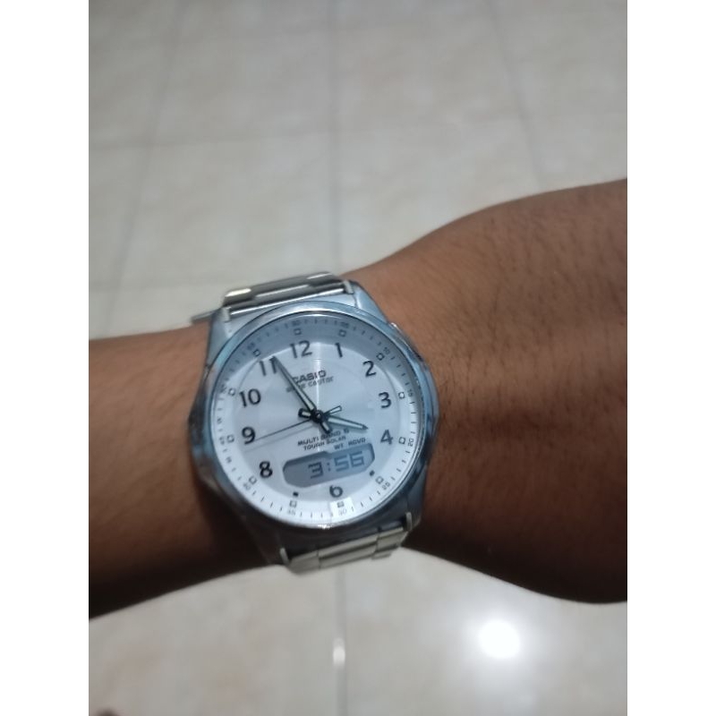 Jual Jam Tangan Pria Casio Wave Ceptor Multiband 6 WVA M630 Tough Solar ...