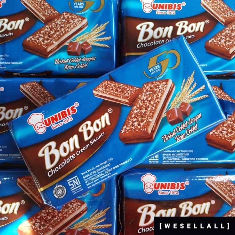 Jual Biskuit Unibis Bon Bon Chocolate 200 gr | 0032ECE | Shopee Indonesia