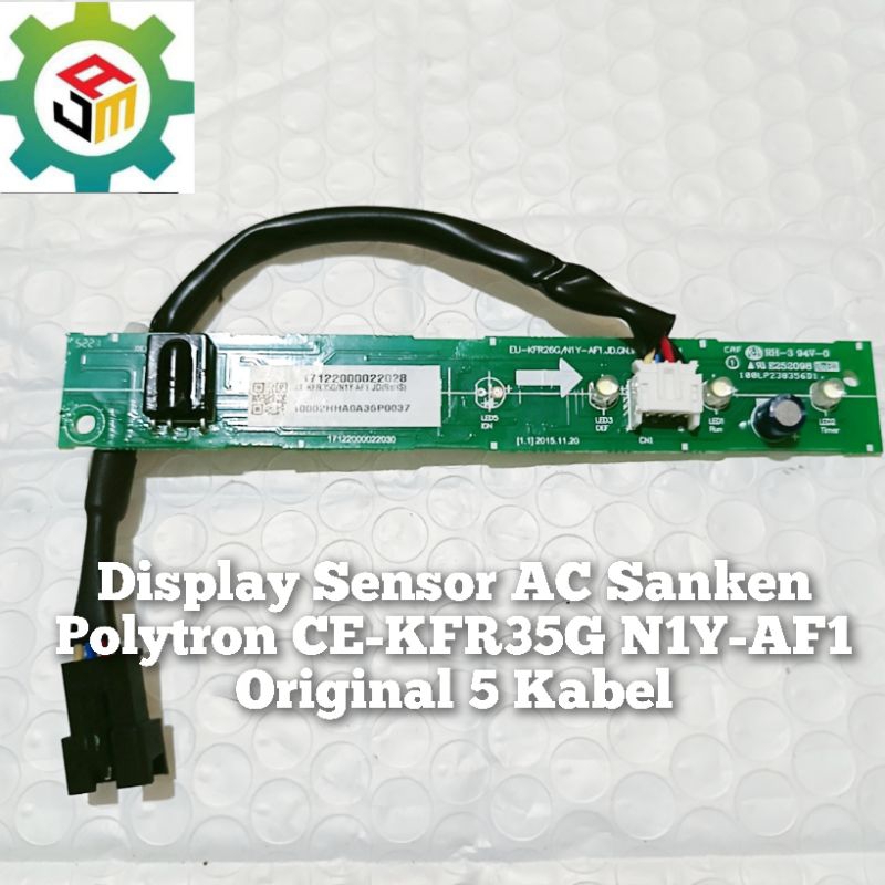 Jual SENSOR DISPLAY AC SANKEN CE-KFR35G N1Y-AF1 5 KABEL ORIGINAL ...