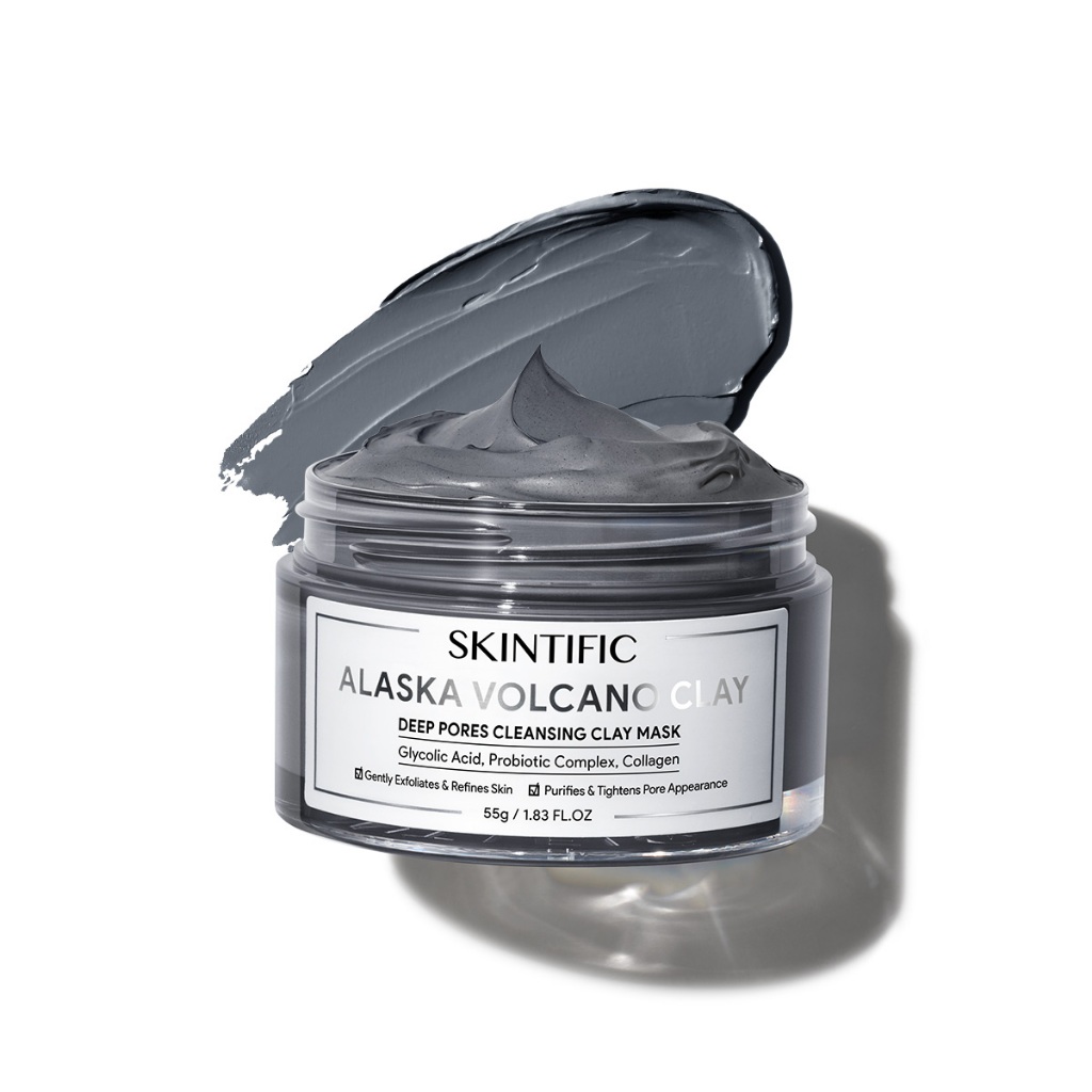 Jual SKINTIFIC - Alaska Volcano Deep Pores Cleansing Clay Mask 55g ...