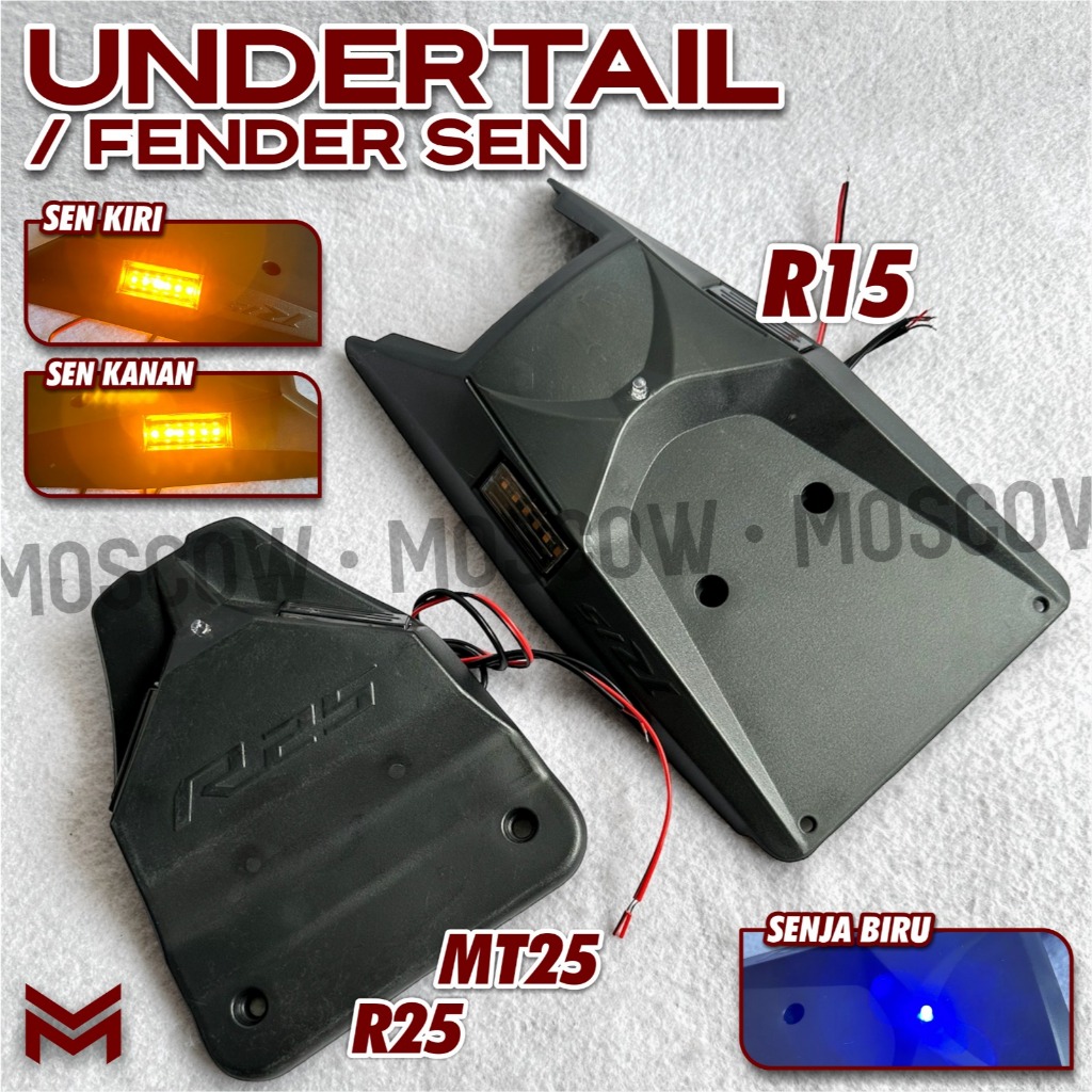 Jual UNDERTAIL R15 V3 R25 MT25 FENDER SEN SEIN R15V3 YAMAHA R25 TAIL ...