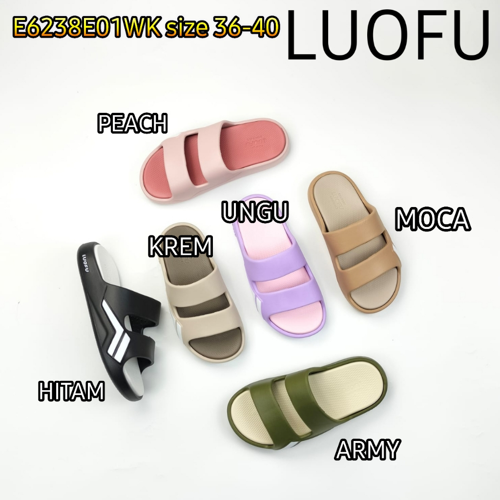 Jual Srndal Selop Size 36-40 Keren Tebal Slop Remaja Sandal Flat Murah ...
