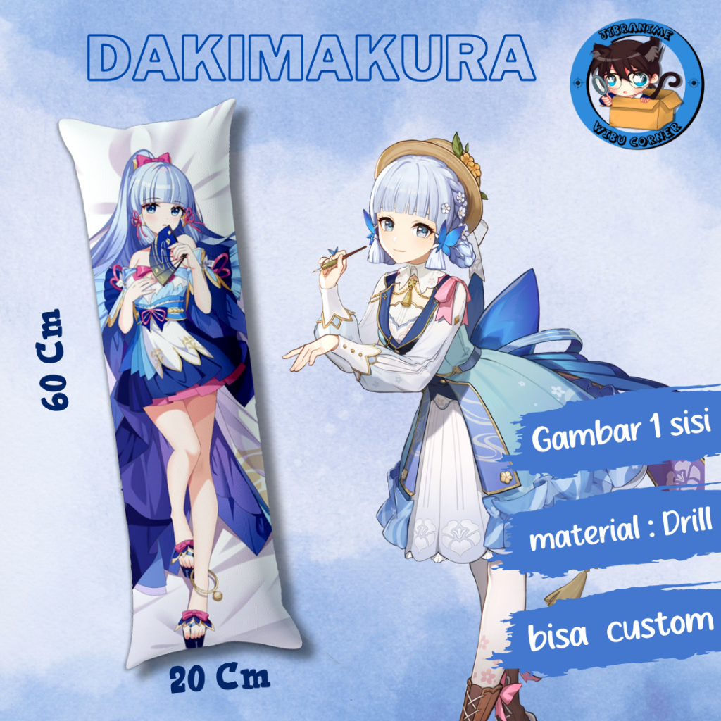 Jual dakimakura / guling ANIME Kamisato Ayaka GENSHIN IMPACT / ukuran ...