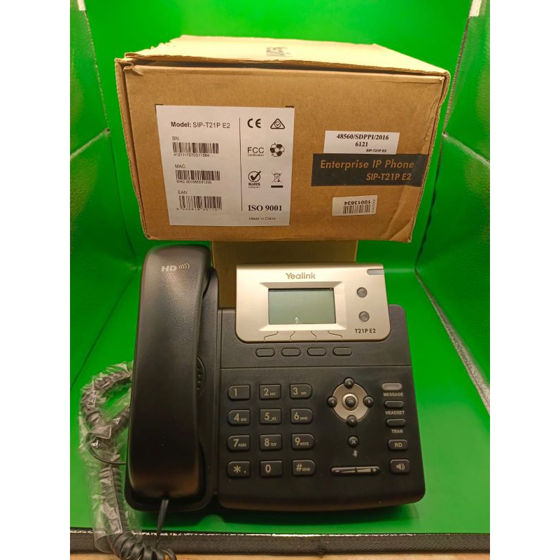Jual TELEPON IP PHONE YEALINK T21PE2 PoE | Shopee Indonesia