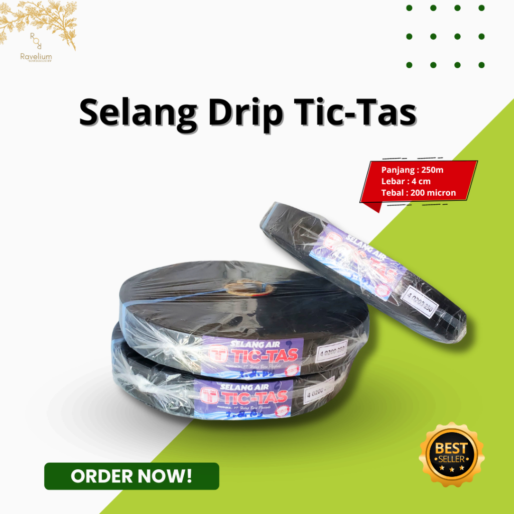Jual Selang Drip Tic-Tas Uk.4cm/Selang irigasi termurah/Selang ...