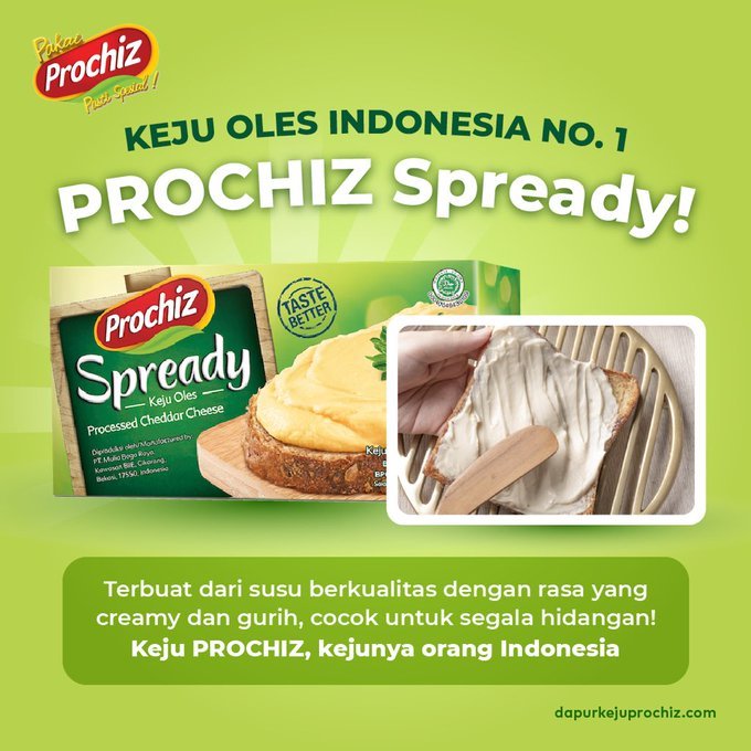 Jual PROCHIZ SPREADY/KEJU OLES PROCHIZ 170GR | Shopee Indonesia
