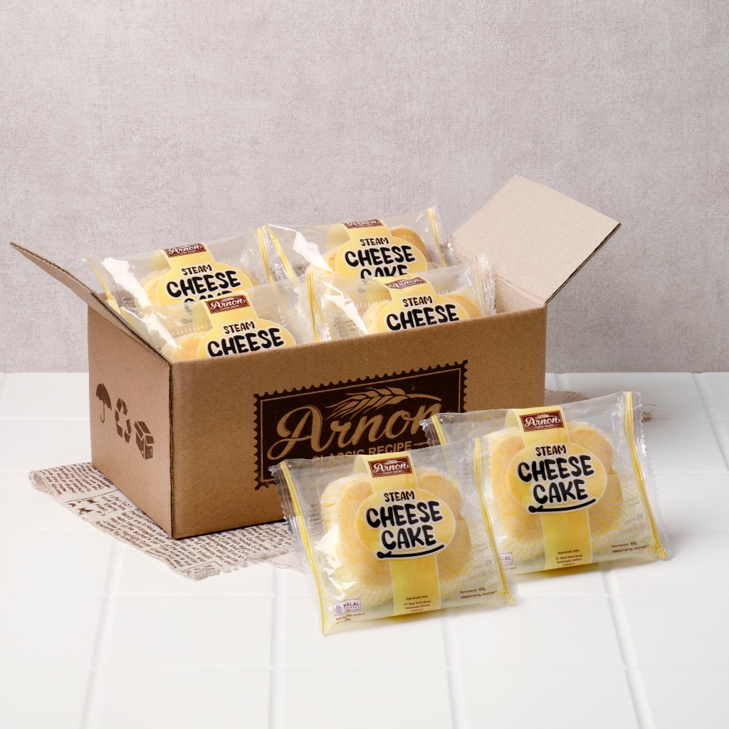 Jual Arnon Steam Cheese Cake Paket Isi 6pcs | Shopee Indonesia