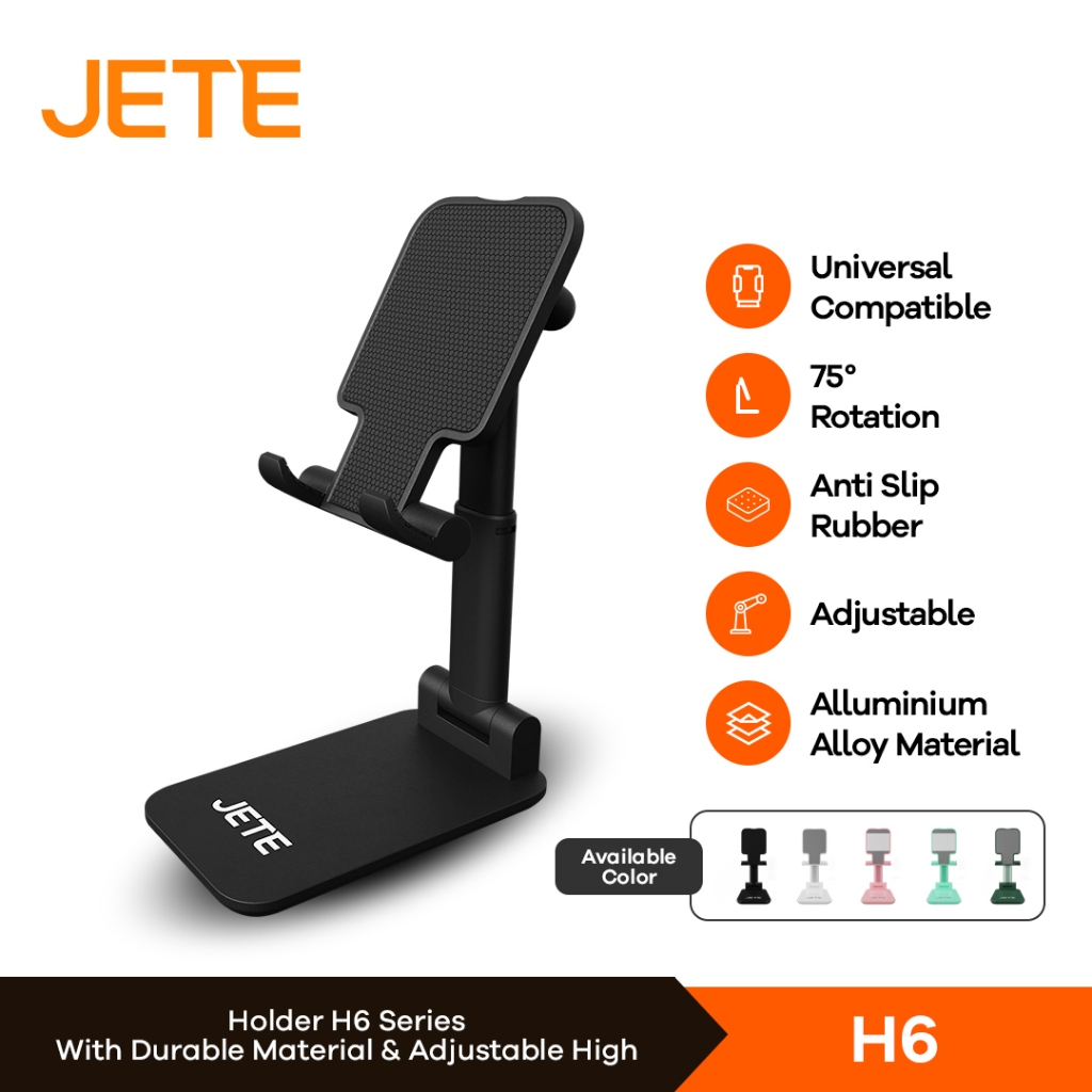 Jual JETE H6 Stand Holder Handphone | Stand HP | Standing HP | Shopee ...