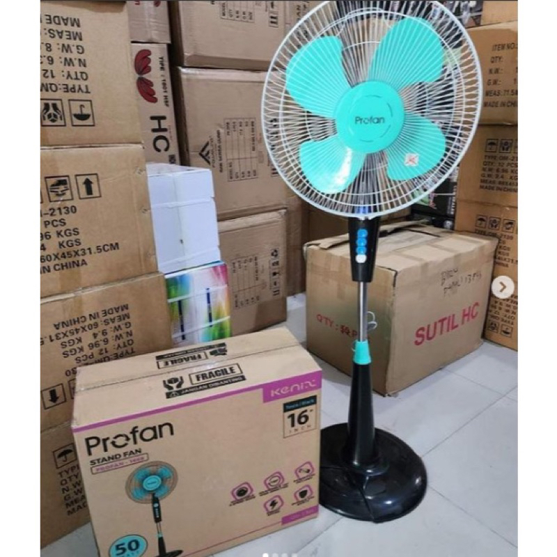 Jual Kipas angin berdiri 16 inch PROFAN / Aoyama kaki bulat stand fan ...