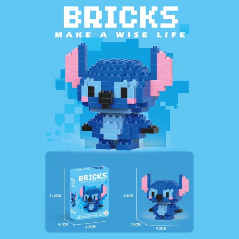 Jual Bricks Karakter Mainan Menyusun Nano Blok Permainan Anak Edukatif ...
