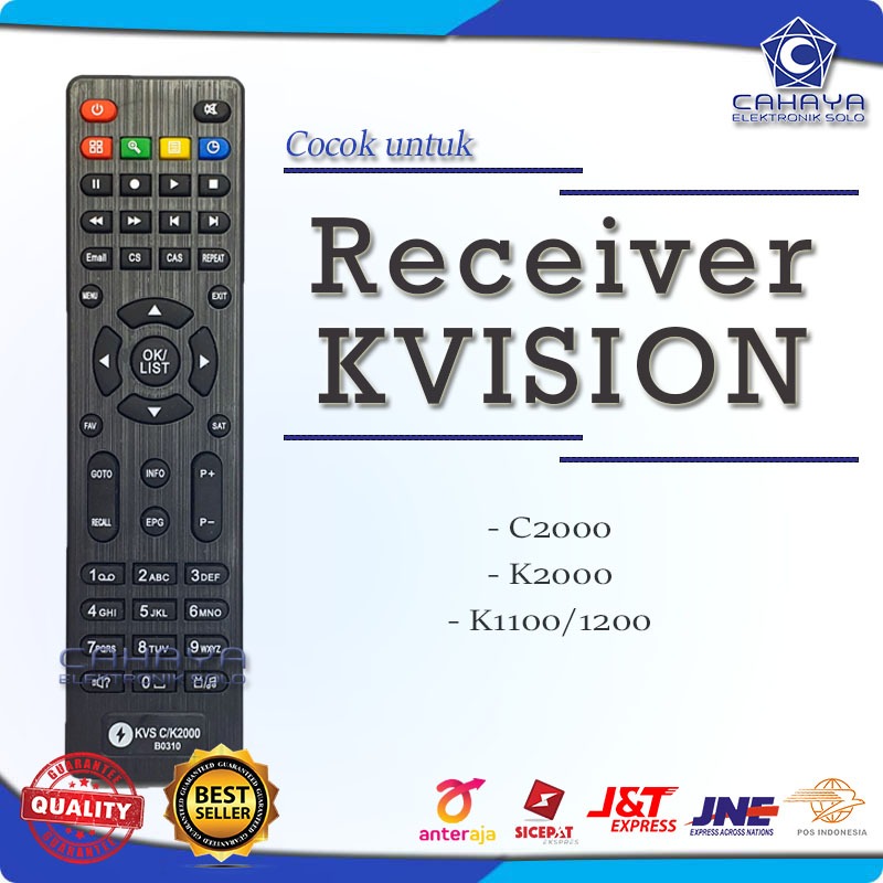 Jual Remot Remote Kvision C2000 K2000 Parabola K-Vision Receiver Rx ...