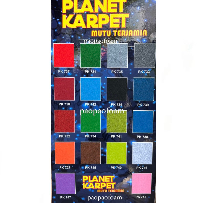 Jual 1 ROL Karpet Planet Karpet Lantai Event Dekorasi uk 2mtr x 30mtr ...