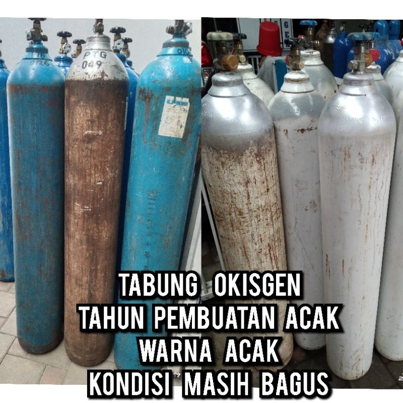 Jual Tabung Oksigen besar ukuran 6m3 bekas + isi | Shopee Indonesia