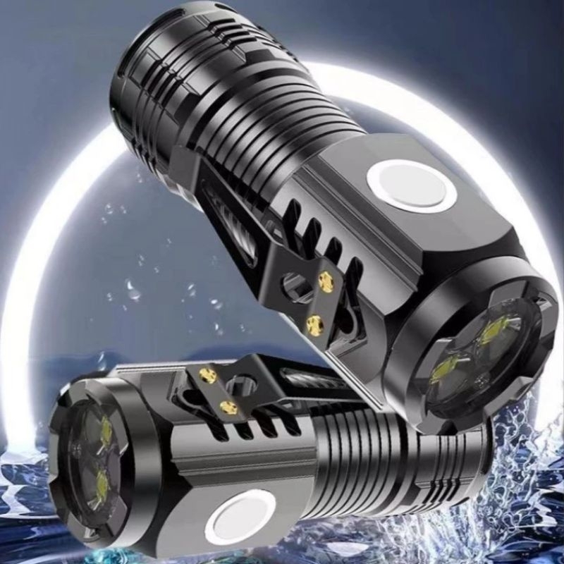 Jual Senter Mini LED 3 Mata / Senter Mini Anti Air Super Terang ...