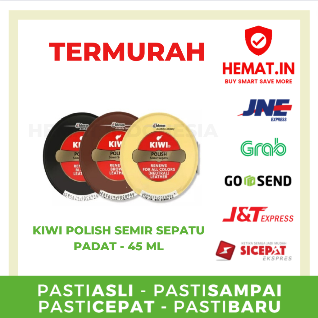 Jual KIWI PADAT SEMIR SEPATU 45 ML SIZE BESAR KIWI SEMIR SEPATU VARIAN ...