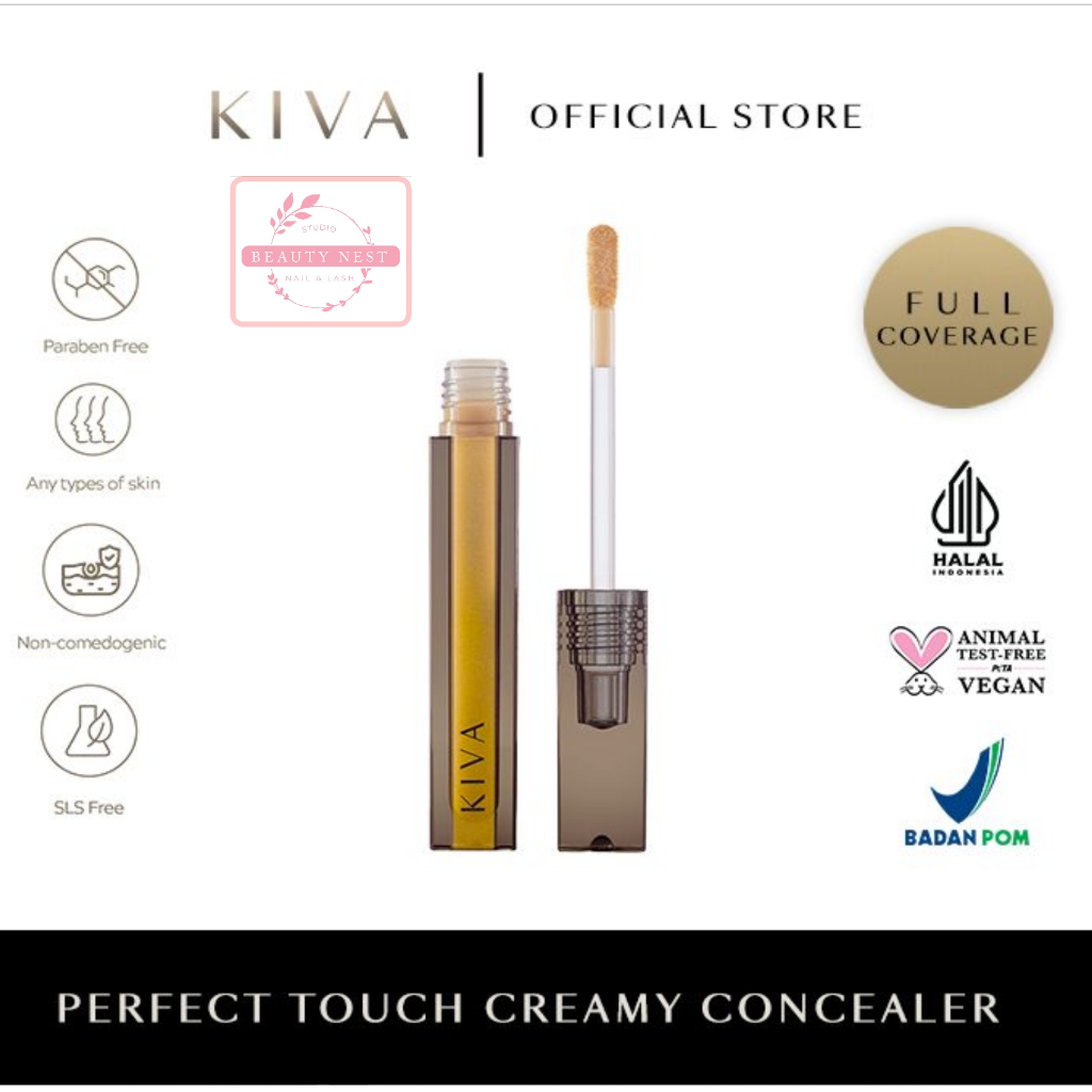 Jual KIVA Perfect Touch Creamy Concealer- 4 shade | Shopee Indonesia