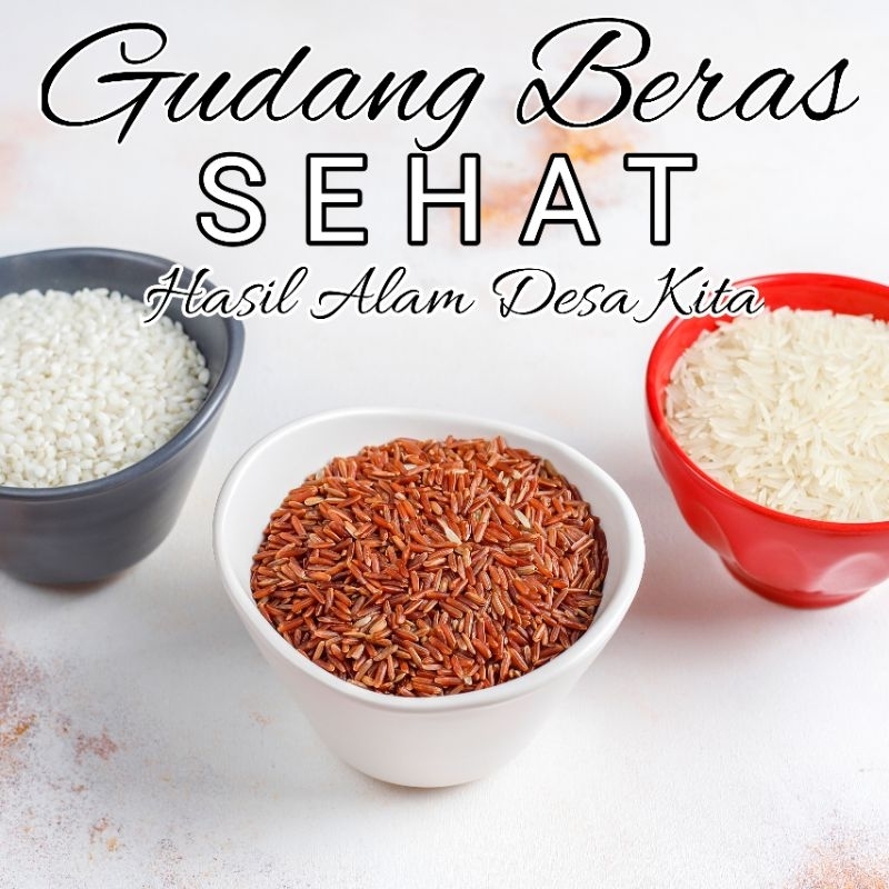 Jual BERAS MERAH UNTUK DIET ISI BERSIH 500GRAM | Shopee Indonesia