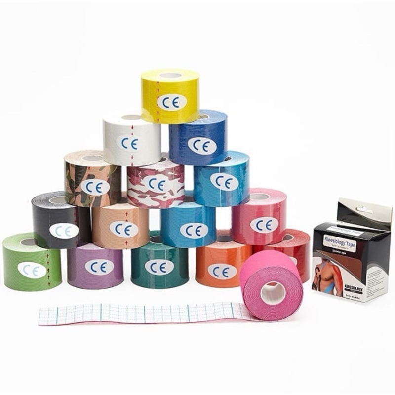 Jual KINESIOLOGY TAPPING 5cm x 5m KINESIO tape otot taping muscle ...