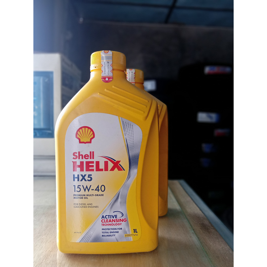 Jual Oli Shell Helix HX5 / HX5 15W-40 1 Liter | Shopee Indonesia