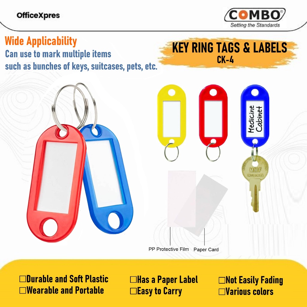 Jual (1 DRUM) Gantungan Kunci Label / Key Ring CK4 Combo / Keychains ...