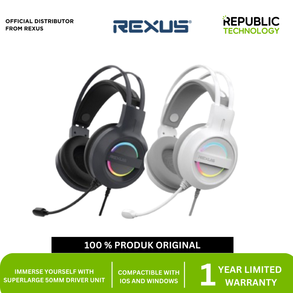 Jual Rexus Headset Gaming Thundervox HX12 | Shopee Indonesia