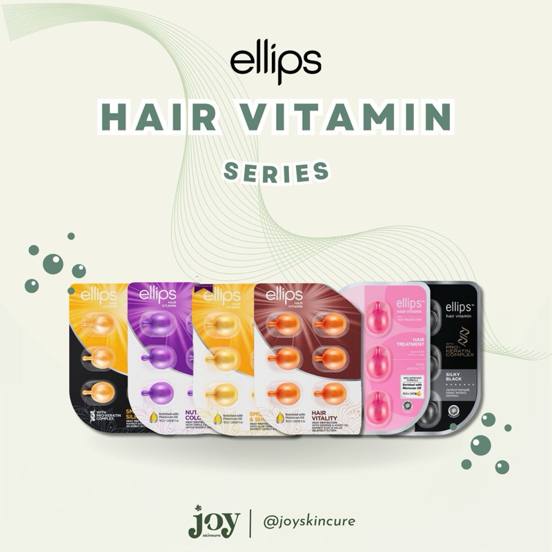 Jual ELLIPS HAIR VITAMIN | VITAMIN RAMBUT BLISTER 6ml | Shopee Indonesia