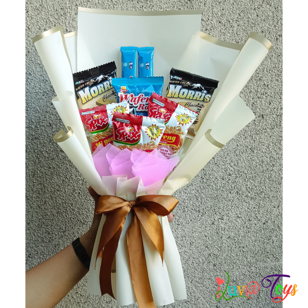 Jual Buket snack murah/buket jajan/buket makanan/hampers sovenit snack ...