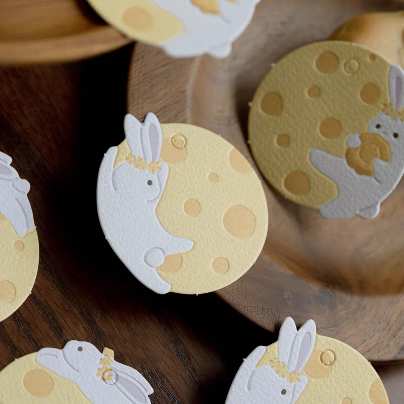 Jual Stiker mooncake sticker kue bulan label kue bulan mooncake label ...